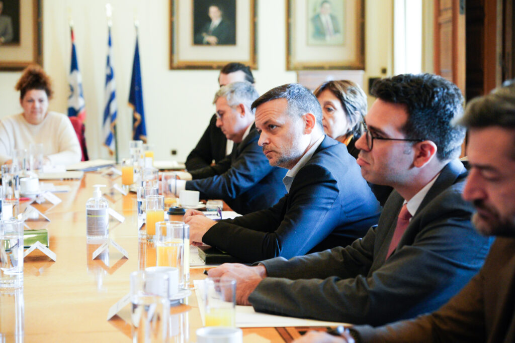Συνάντηση Δημάρχου Αθηναίων, Χάρη Δούκα, με αντιπροσωπεία του Κογκρέσου ...